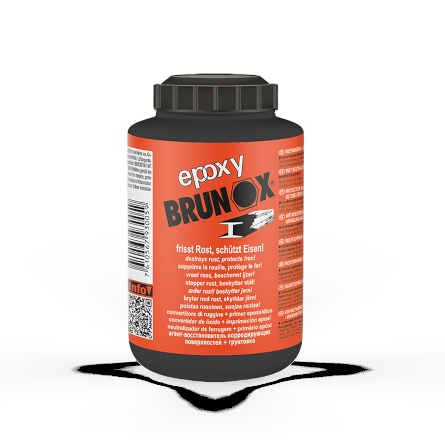 BRUNOX Epoxy Roststopp & Grundierer 1000 ml – Rostumwandler & Primer